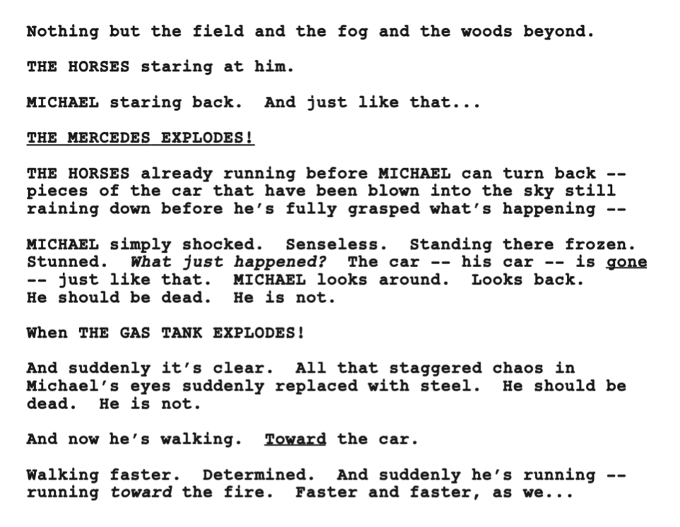 How To Correctly Format Your Screenplay Using Capitals Italics Underlines Arc Studio Blog