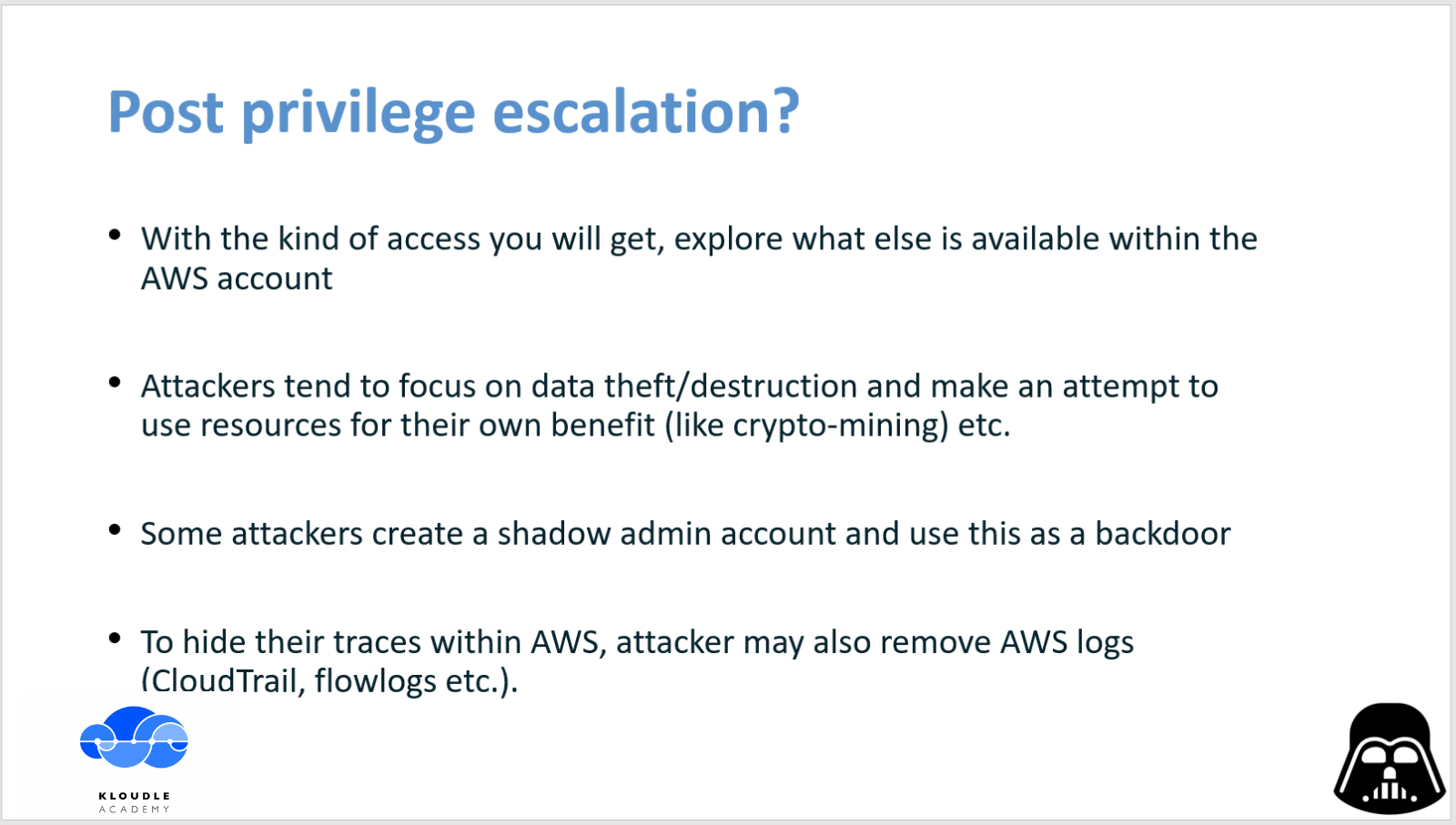 IAM Bad: Privilege Escalation using Misconfigured Policies in AWS IAM ...