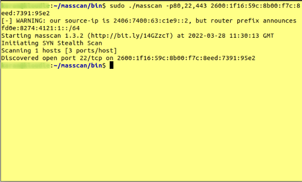 Tools for Scanning IPv6 networks — Kloudle Website