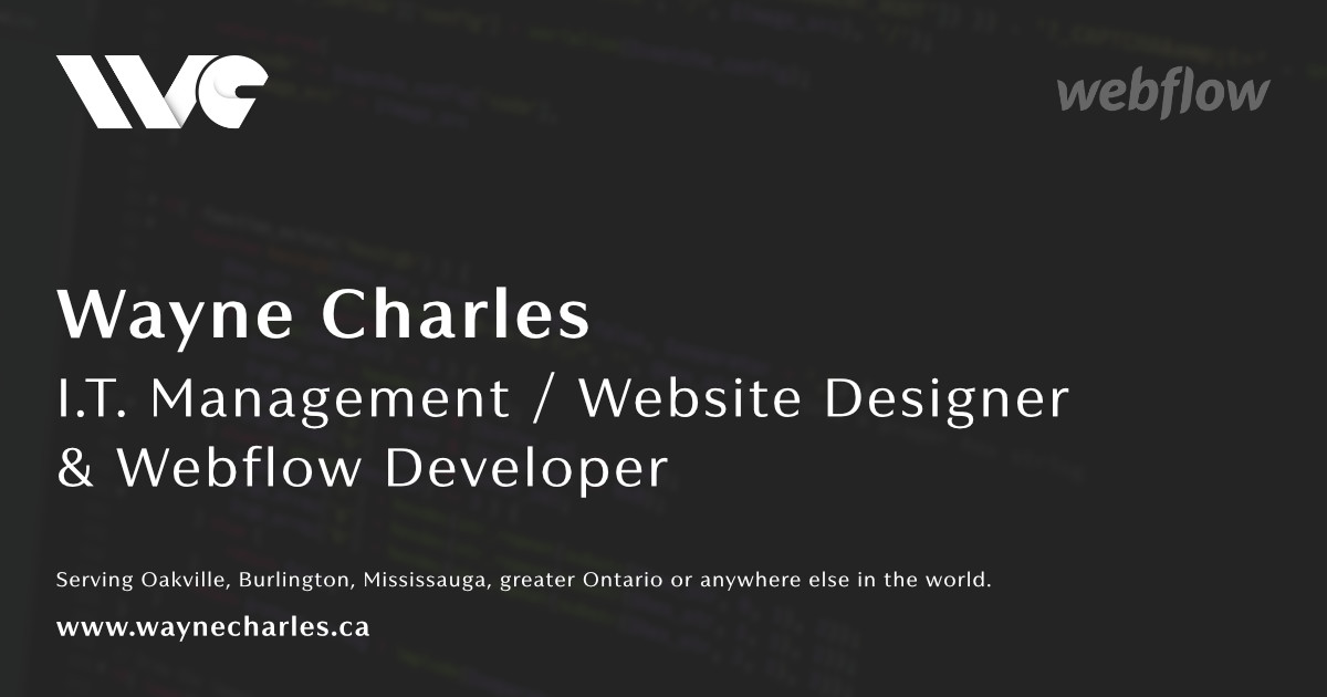 Wayne Charles' Portfolio