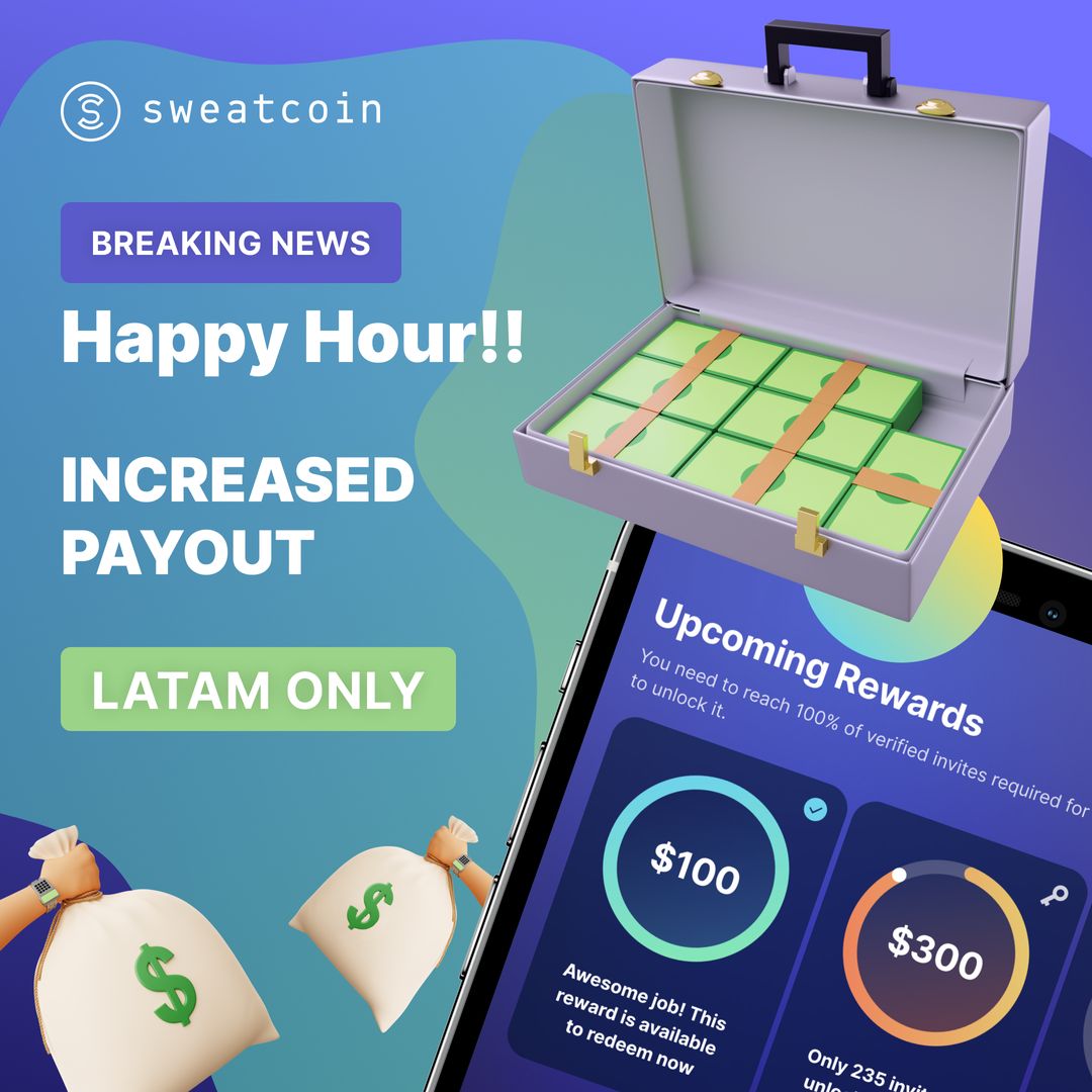 Promote Sweatcoin and Earn Cash Rewards