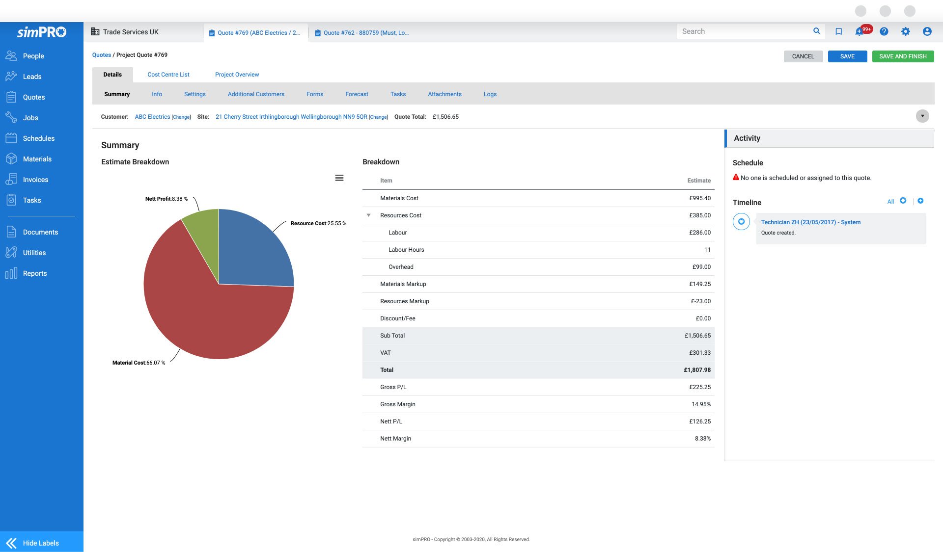 simPRO review, features and pricing | AppInsight