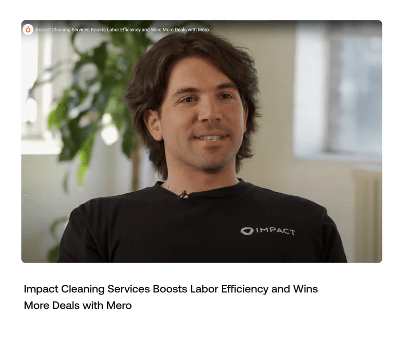 Mero I The Cleaning Control Centre for Commercial Buildings