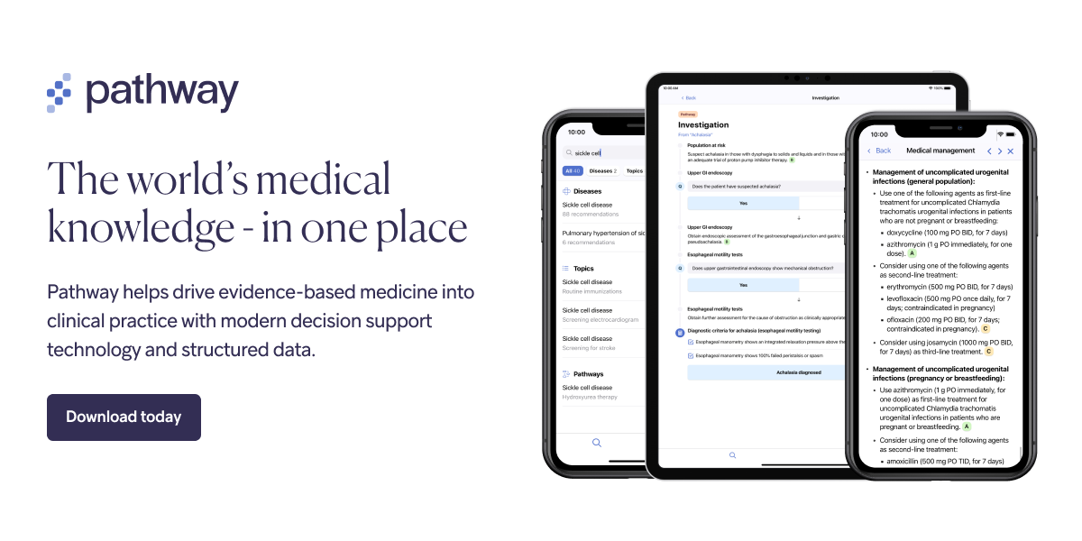 Pathway | Rapid & Evidence-Based Decision Support At The Point-Of-Care
