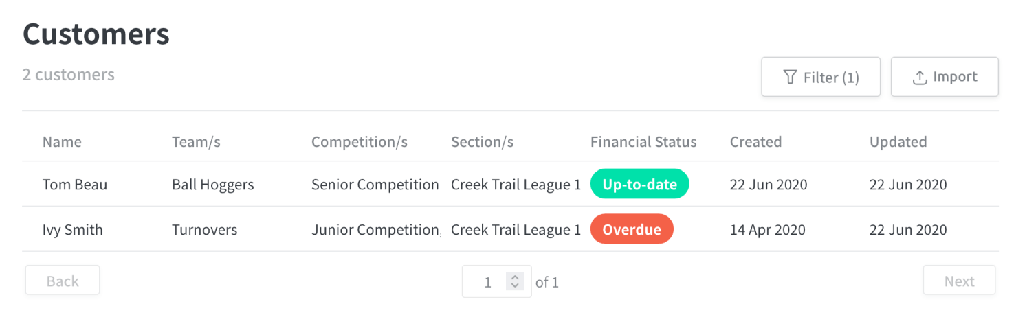 Cashless sports payments | Teammo
