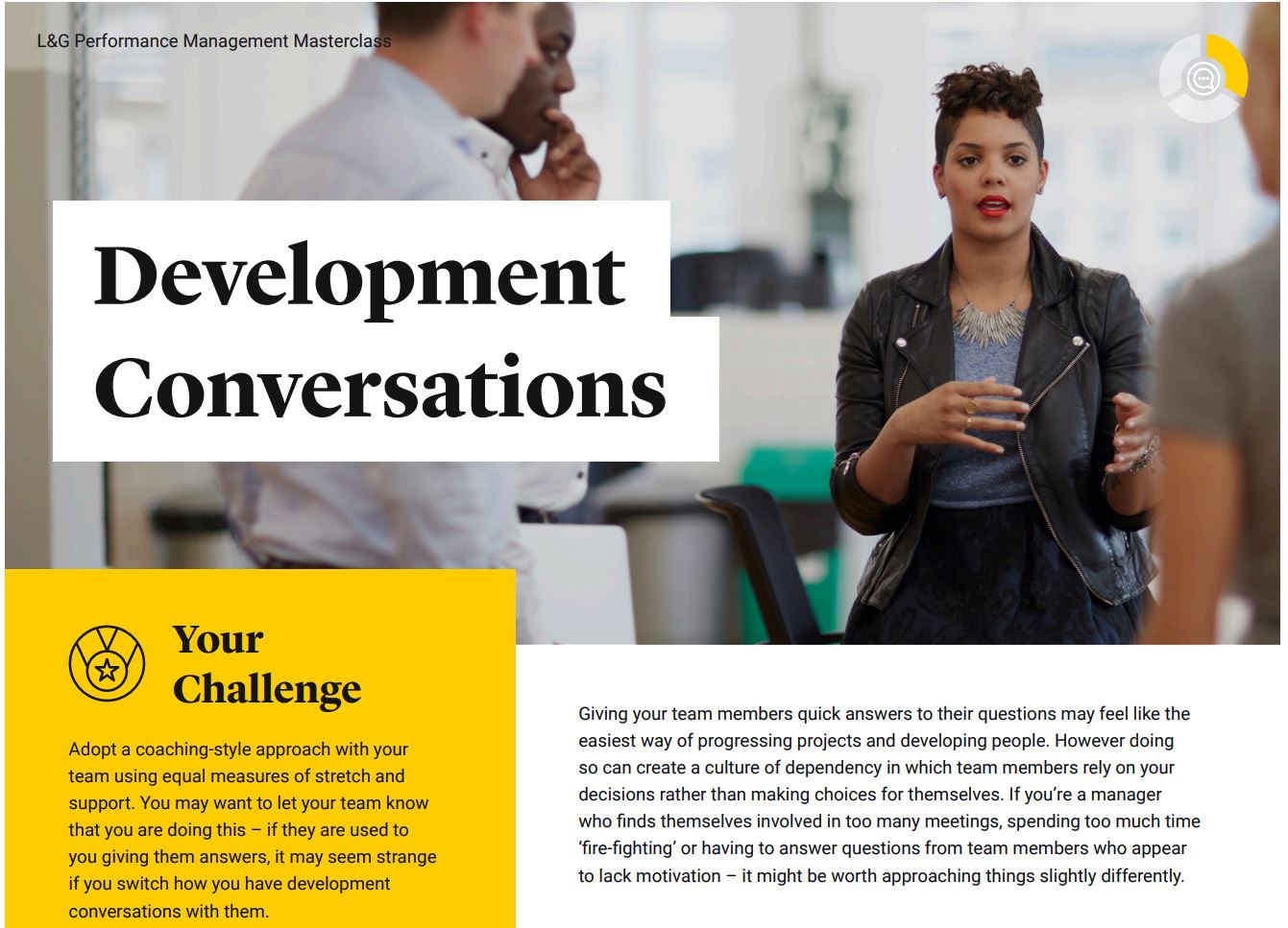 Performance Management Experiments L&G | Solvd Together