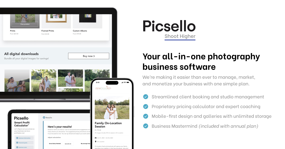 Photography Business Management Software | Picsello