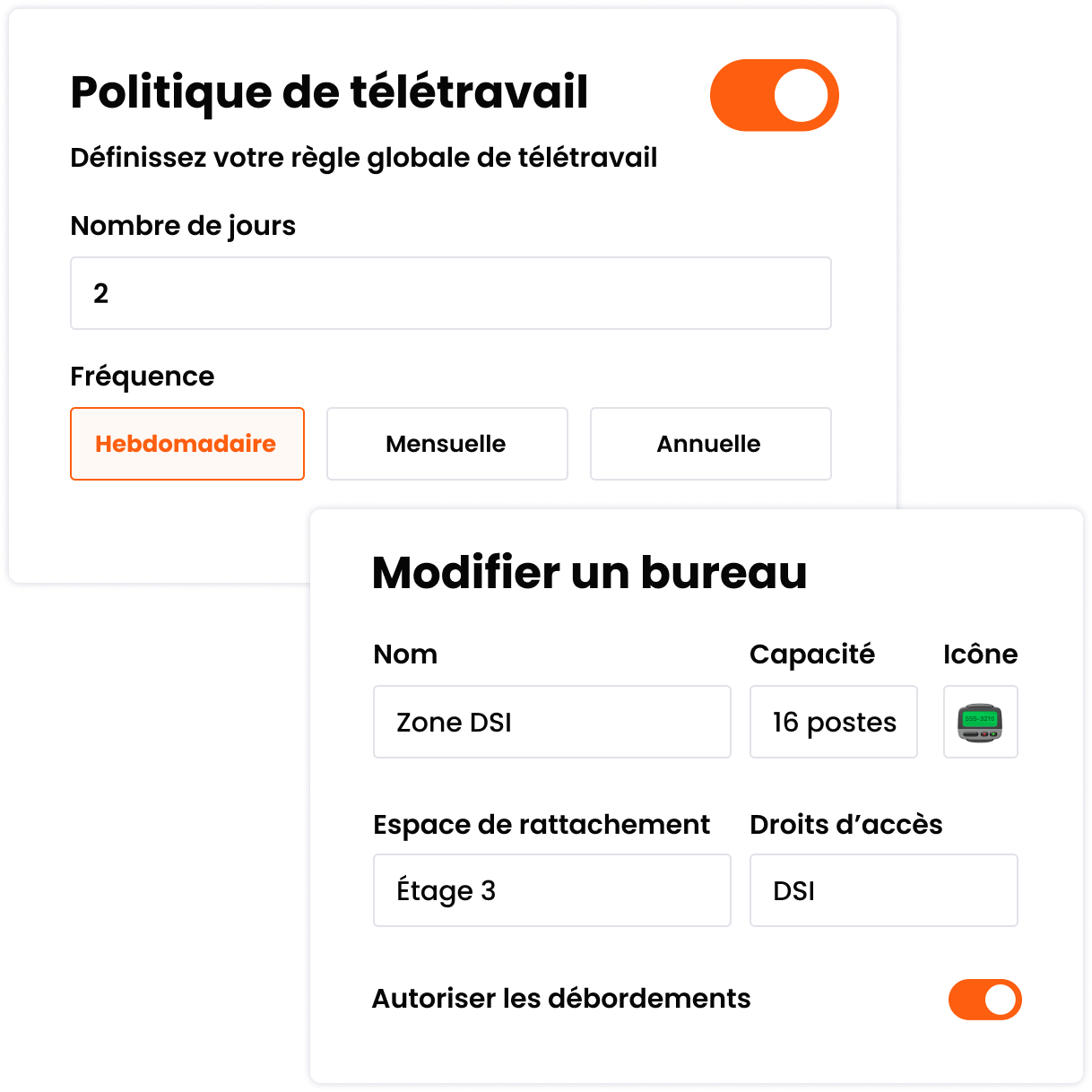 m-work | Suivi du télétravail & planification du flex-office
