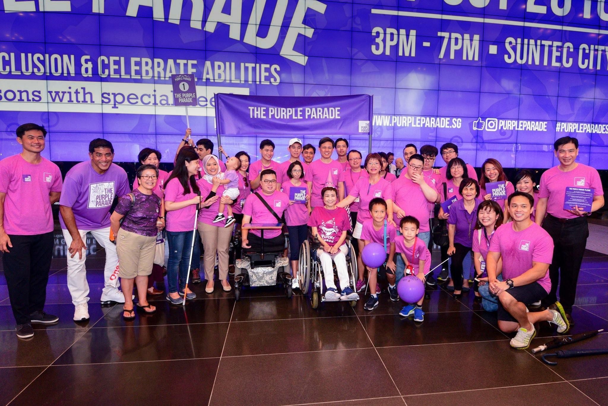 The Purple Parade | Faces