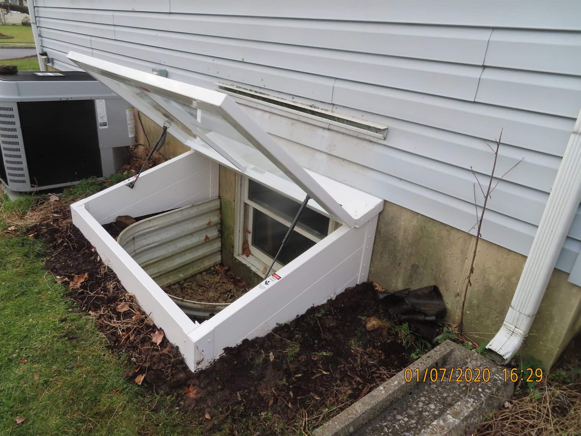 Vinyl Window Wells basement window well covers