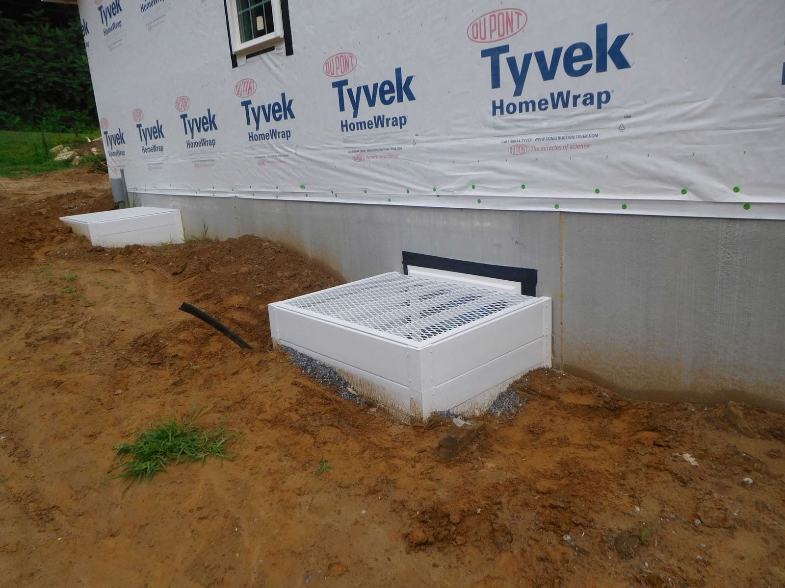 Vinyl Window Wells Egress Basement Window Wells