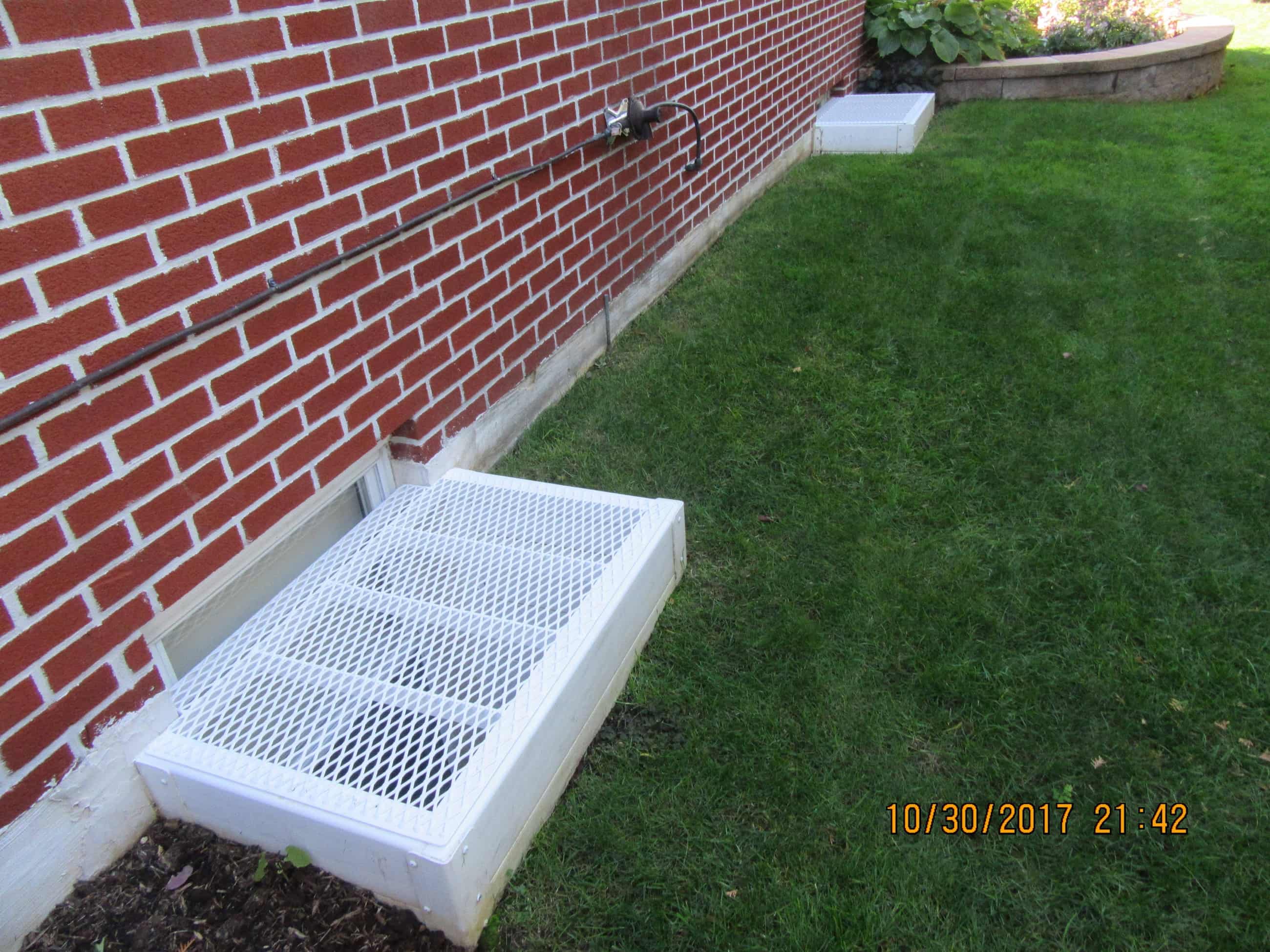 Vinyl Window Wells Egress Basement Window Wells