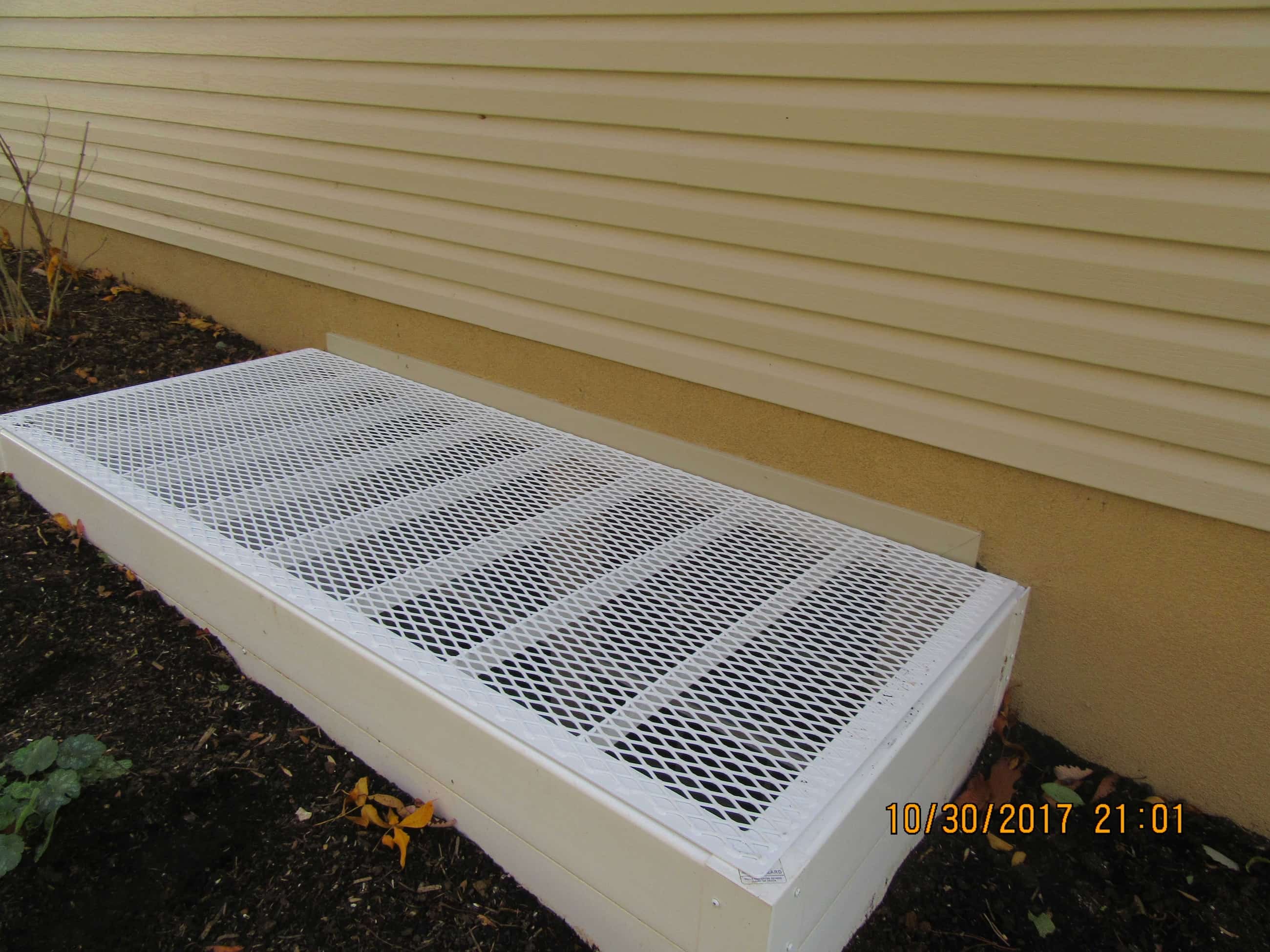 Vinyl Window Wells basement window well covers