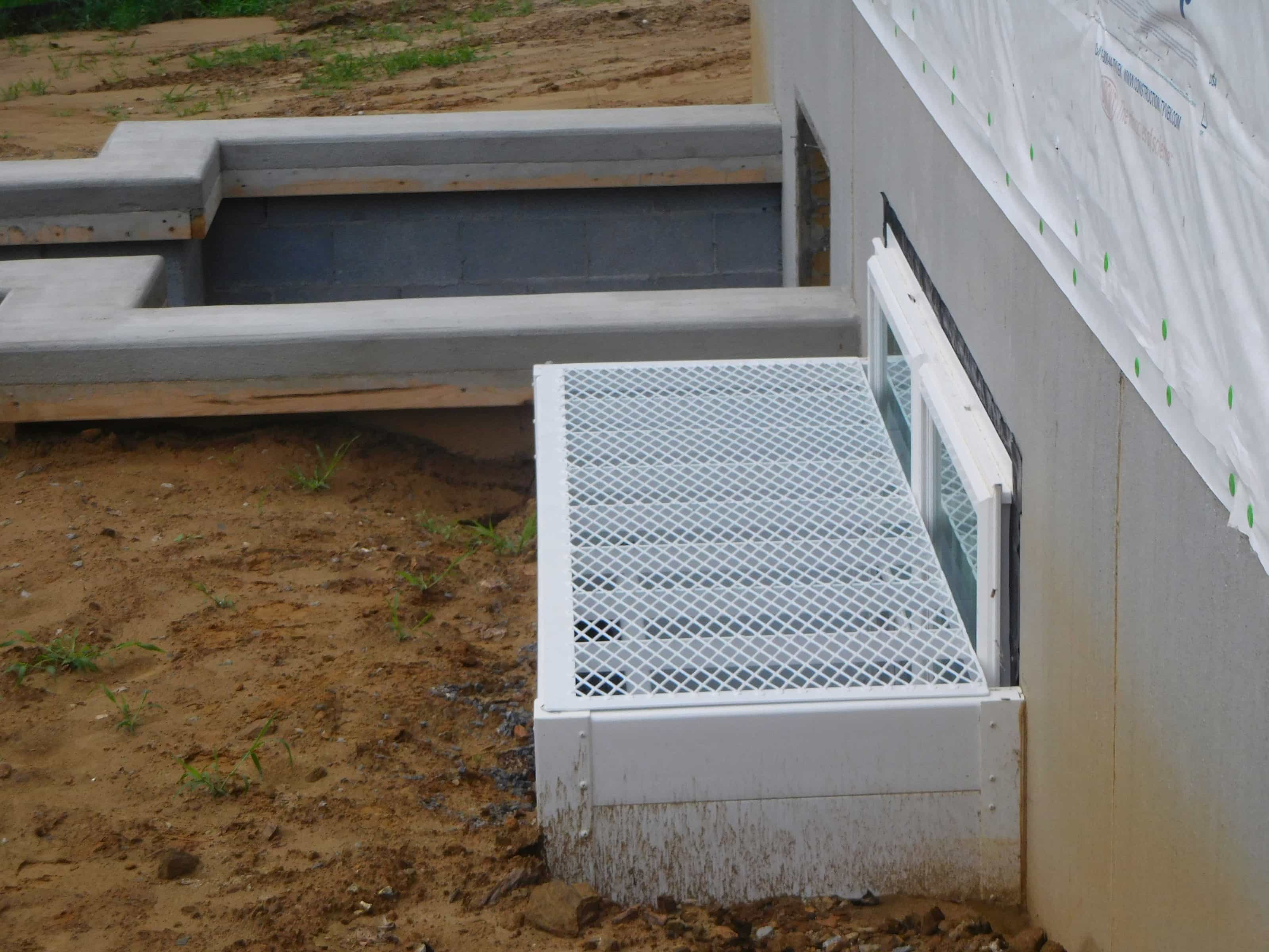 Vinyl Window Wells Egress Basement Window Wells
