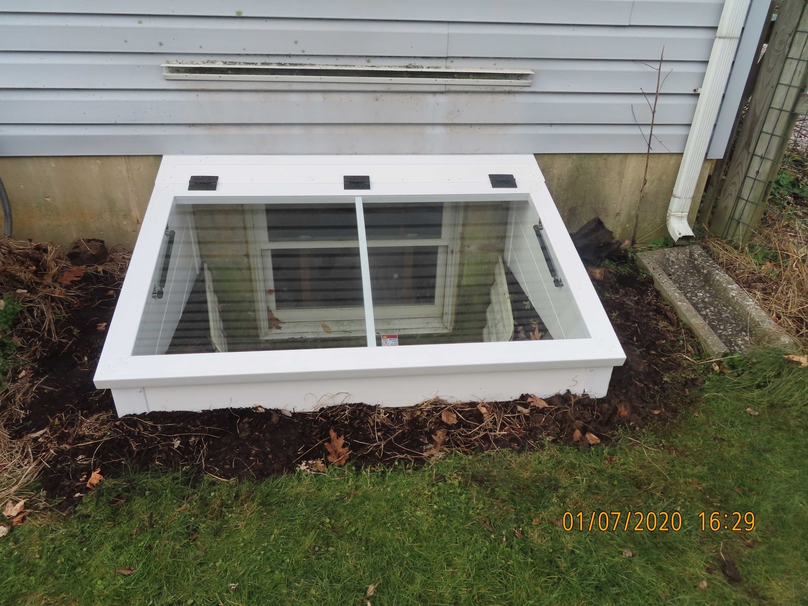 Vinyl Window Wells basement window well covers