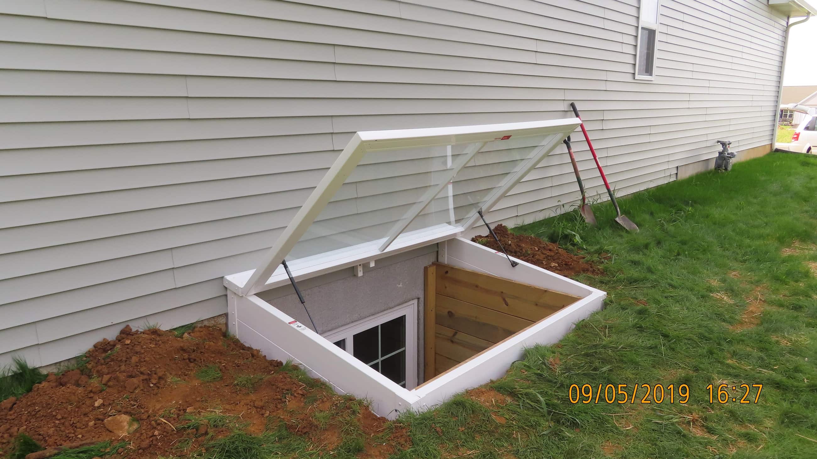 Vinyl Window Wells basement window well covers