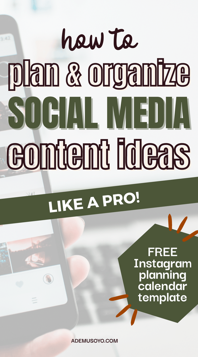 How to Plan and Organize Social Media Content Ideas
