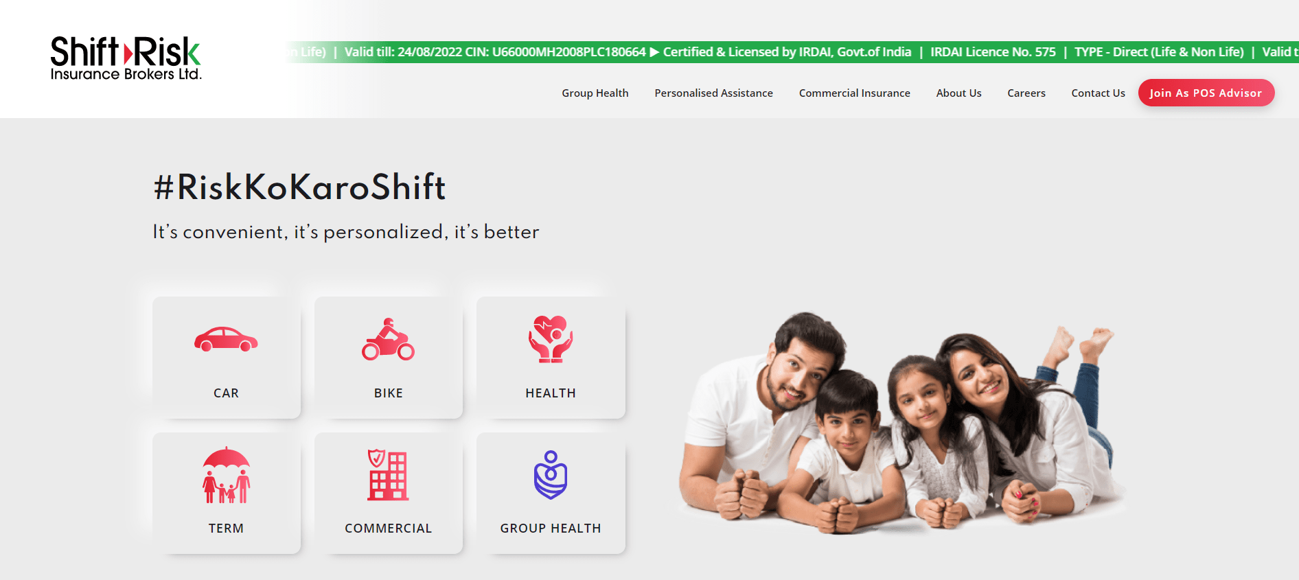 ShiftRisk Insurance - #RiskKoKaroShift