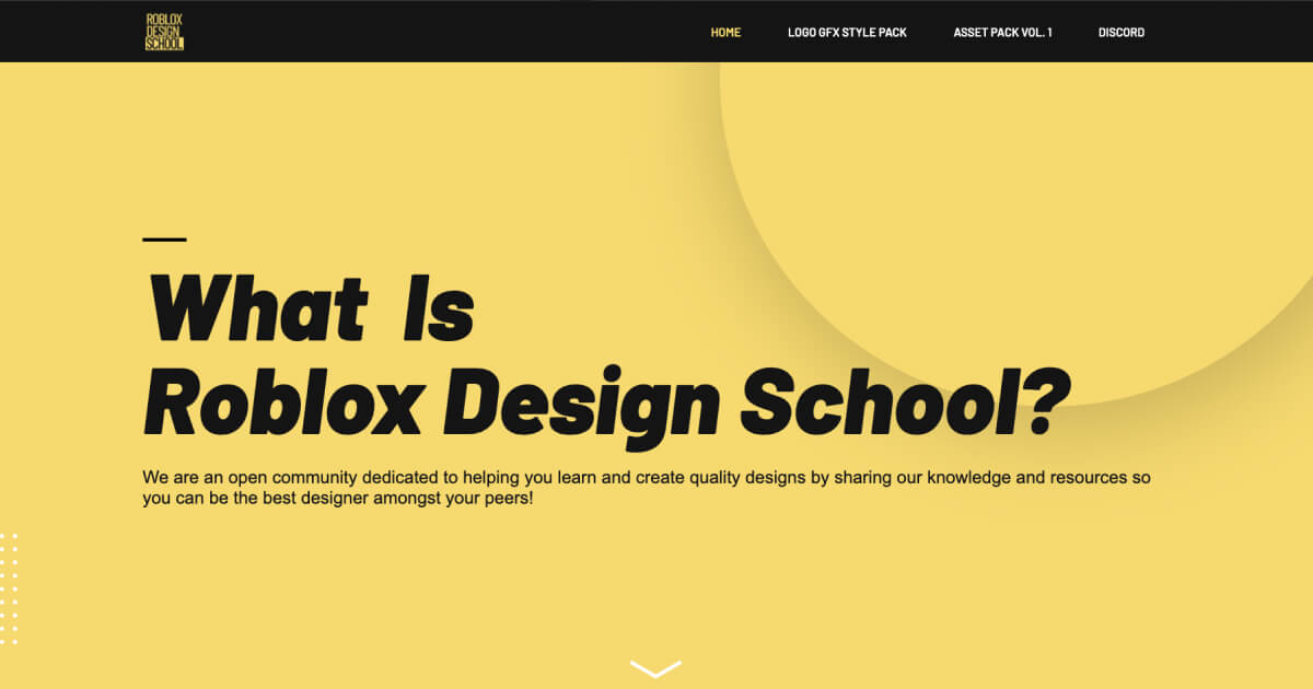 Roblox Design School | The Place for Roblox Designers