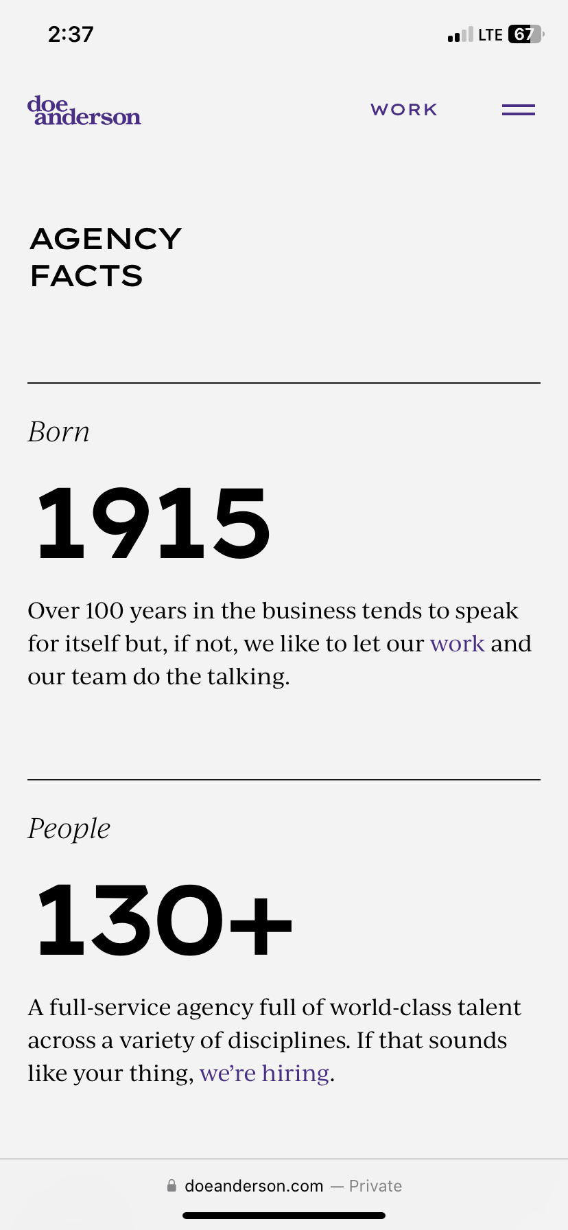 William – Doe-Anderson Rebrand