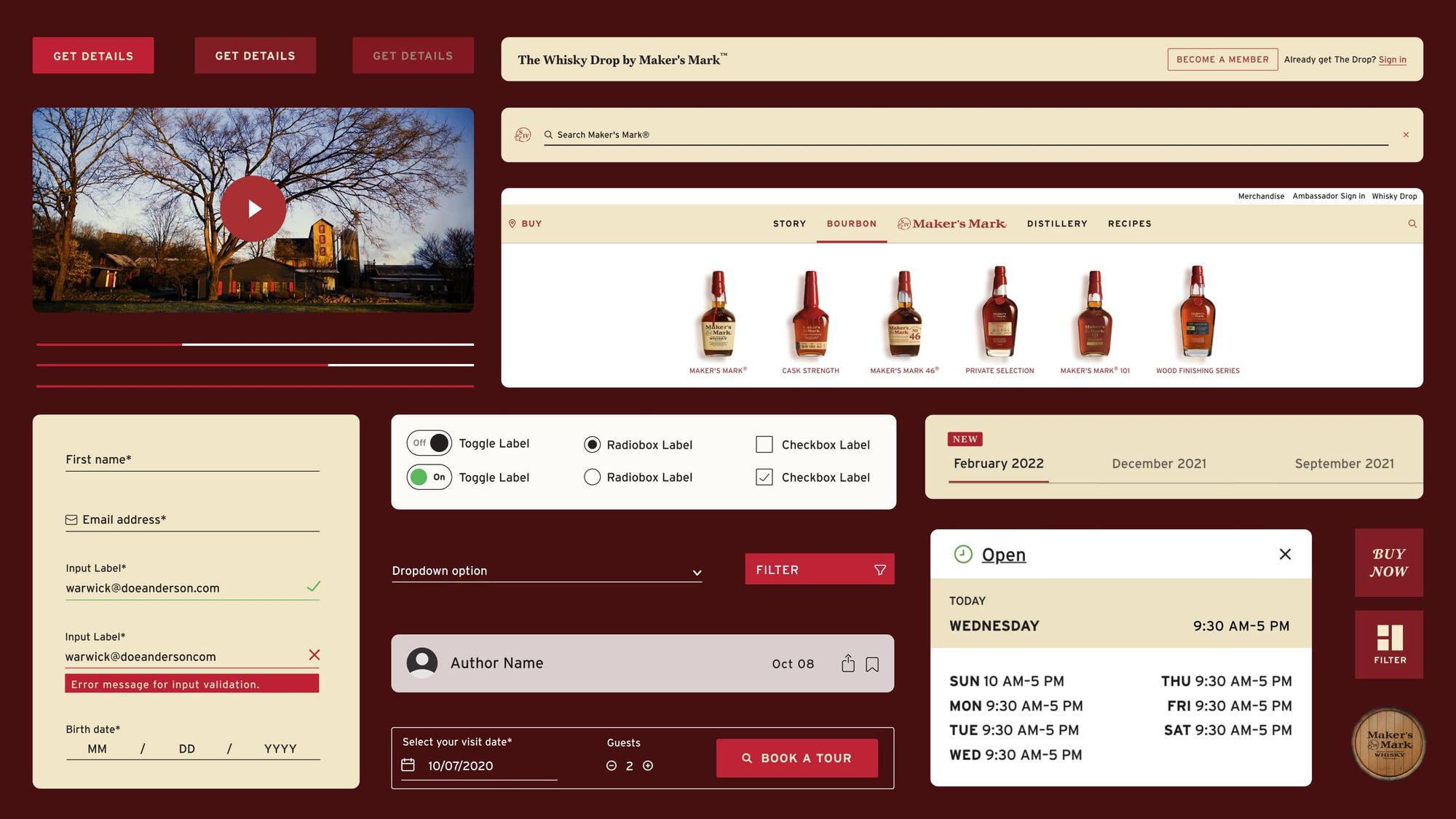 William – Maker's Mark UI Systems