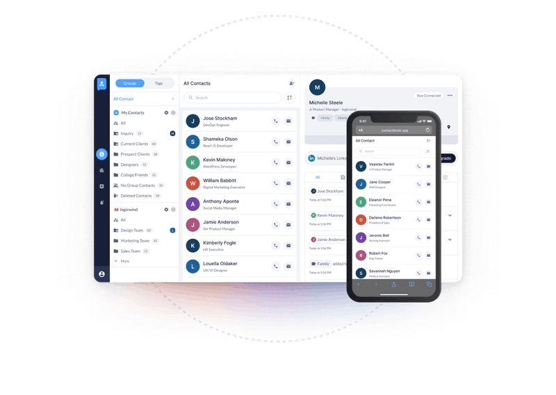 Simple & Free Cross-Platform Contact Manager App for Businesses