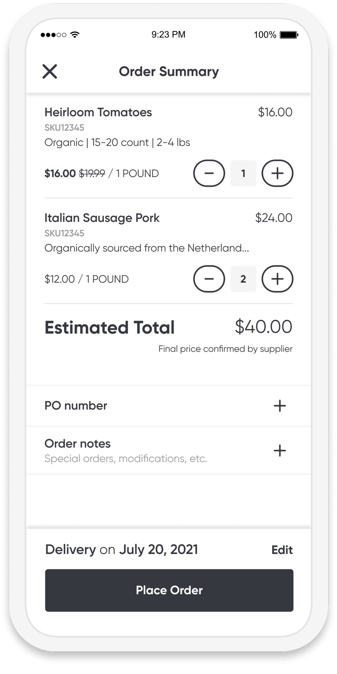 Pepper | The eCommerce Platform for Food Distributors