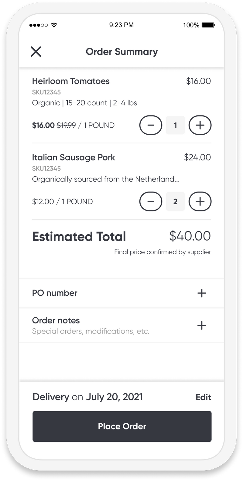 Pepper | The eCommerce Platform for Food Distributors
