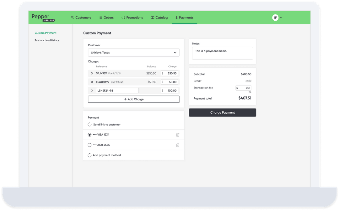 Pepper | The eCommerce Platform for Food Distributors