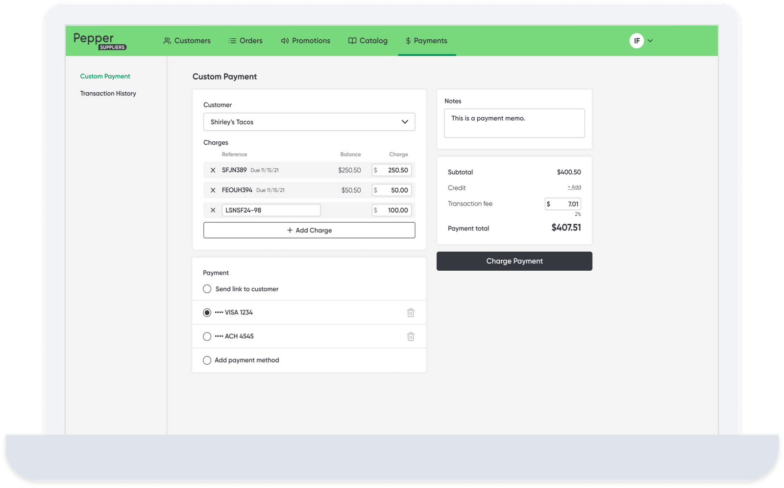 Pepper | The eCommerce Platform for Food Distributors