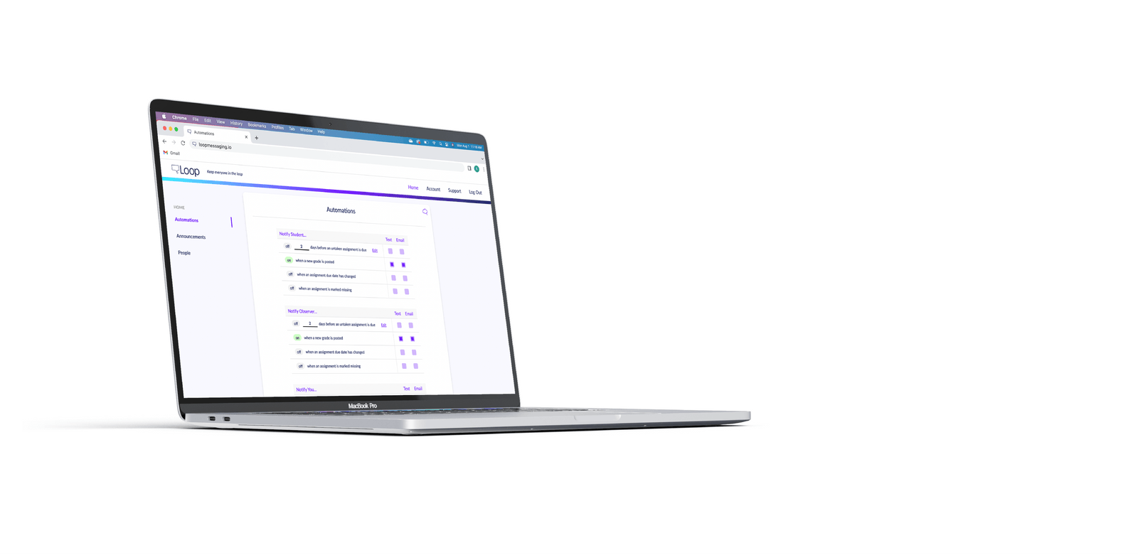Loop Messaging: Mass Communication System