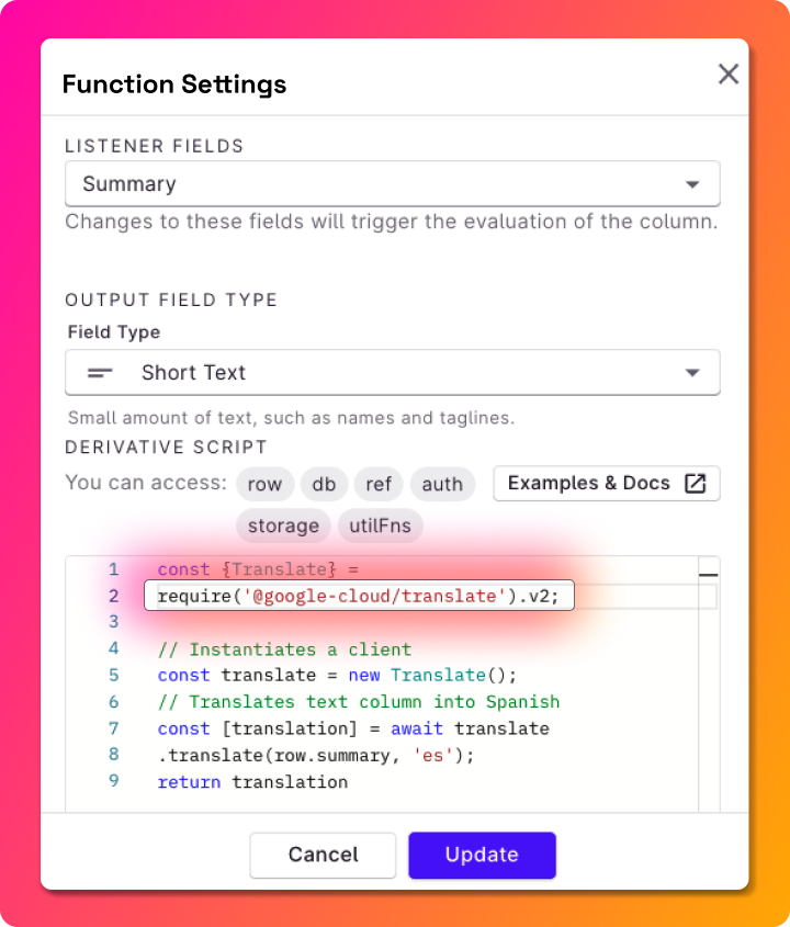 Rowy - Modern Backend Stack