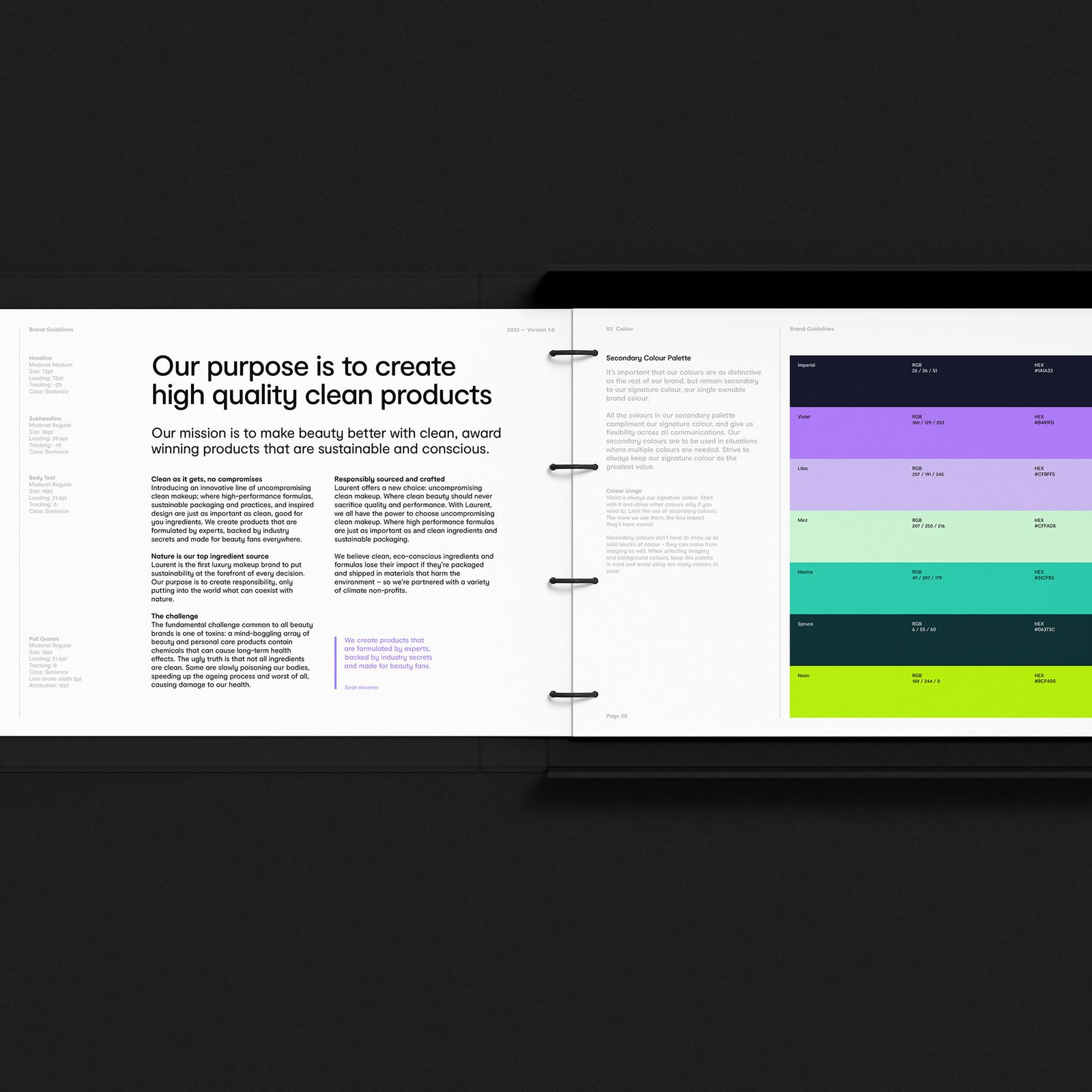 Laurent Brand Guidelines — Made by Circular — Adobe brand templates for ...