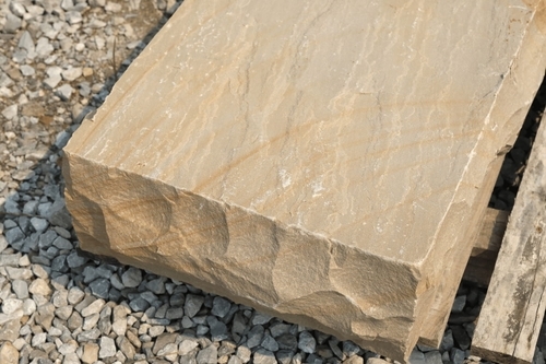 Buff Sandstone Rockface | Treads & Steps‍ | Stone Center