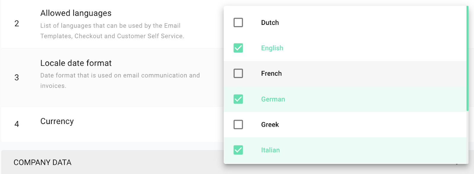 circuly knowledge loop - Language Settings in circuly