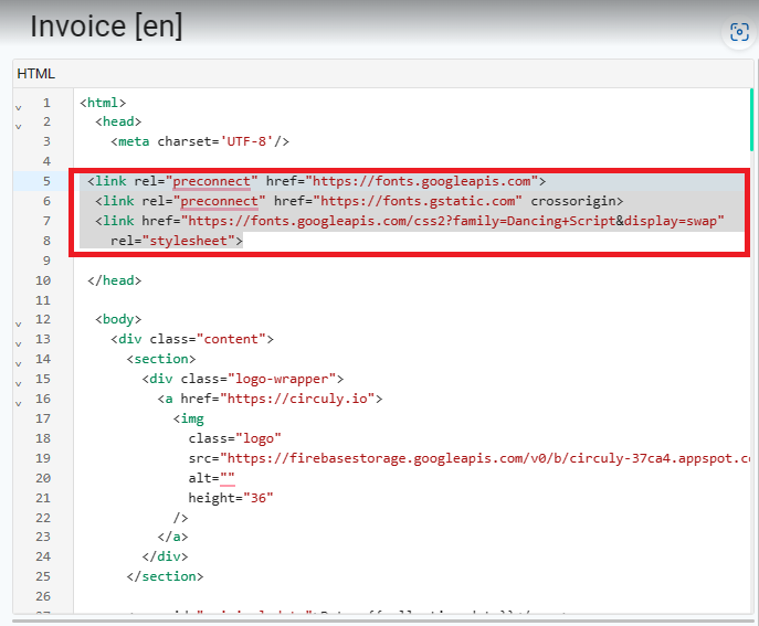 circuly knowledge loop - Set Up an Email Template
