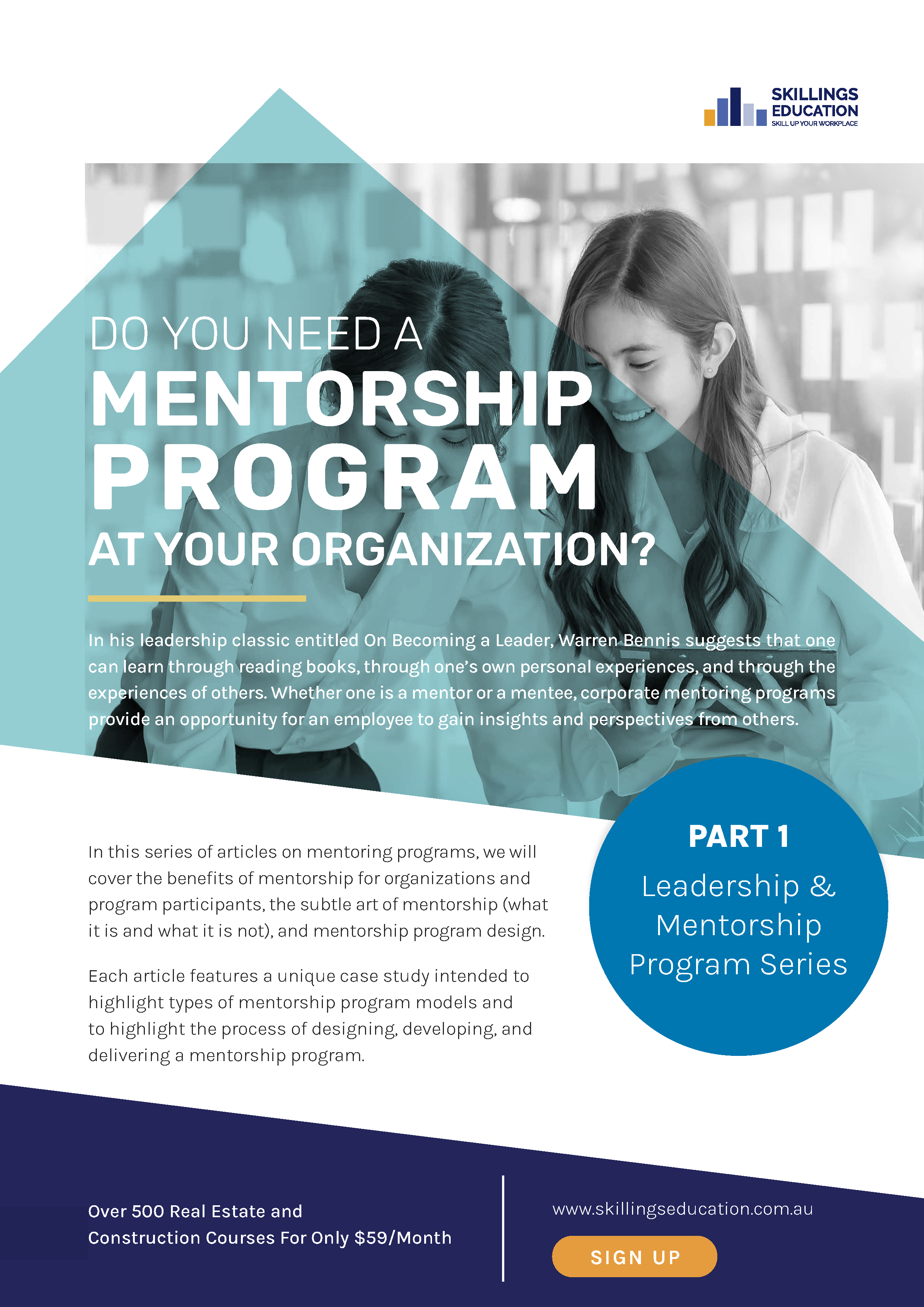Do you need a mentorship program? Download our free guide