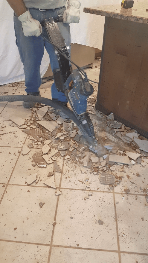 Dustless Tile Removal | 1 Day Dust-Free Tile Removal in Arizona