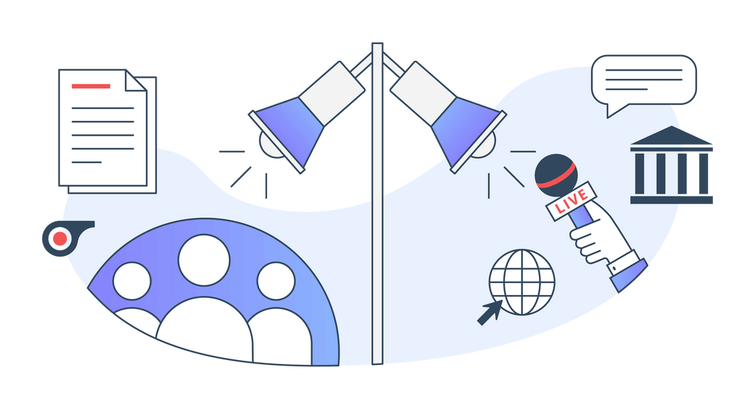 What is the difference between internal and external whistleblowing?