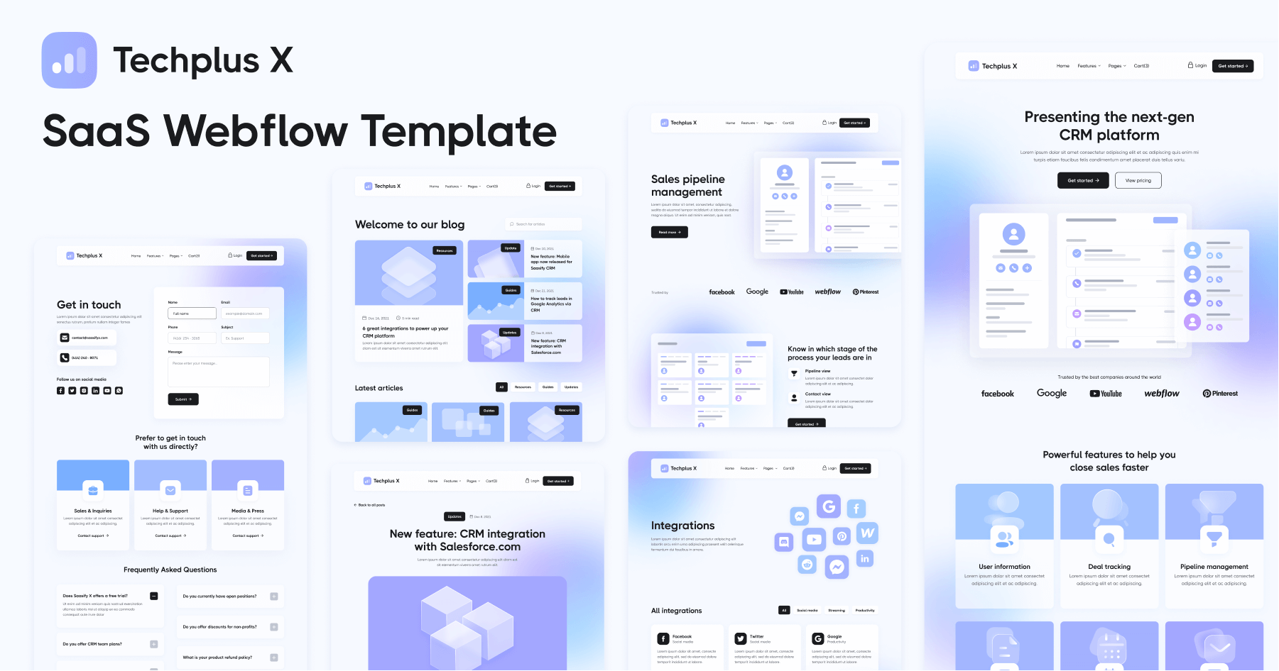 Start Here - Techplus X - Webflow Ecommerce website template