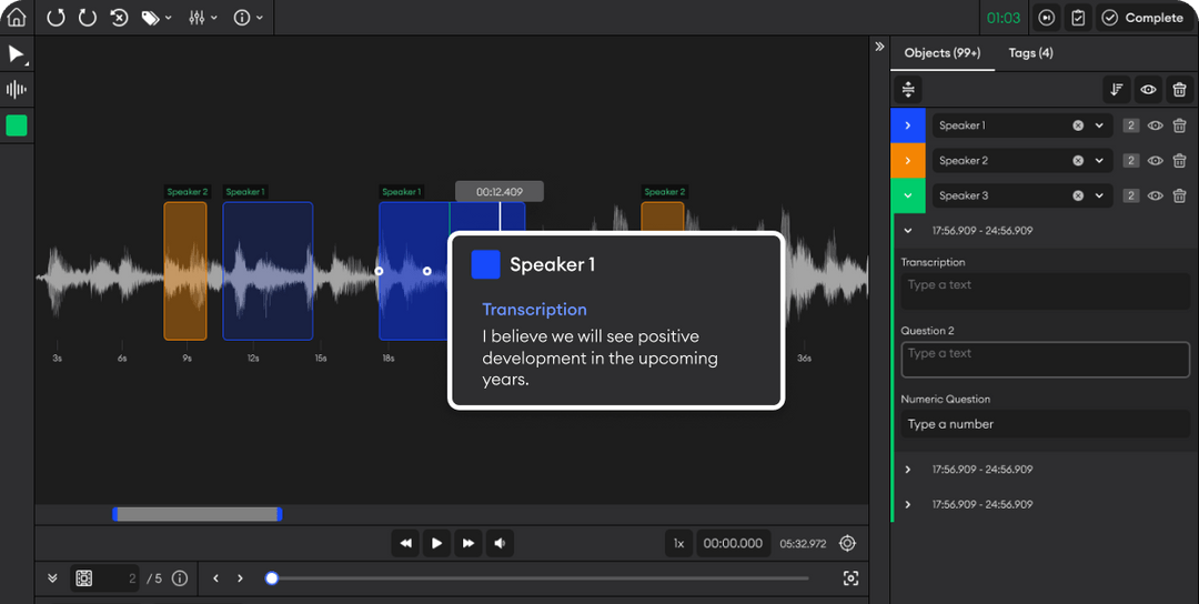 Audio Annotation Tool | SuperAnnotate