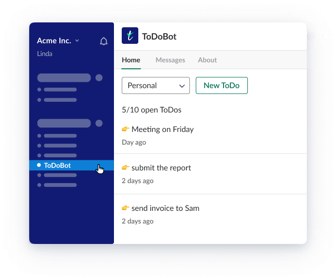 ToDoBot – Getting Started