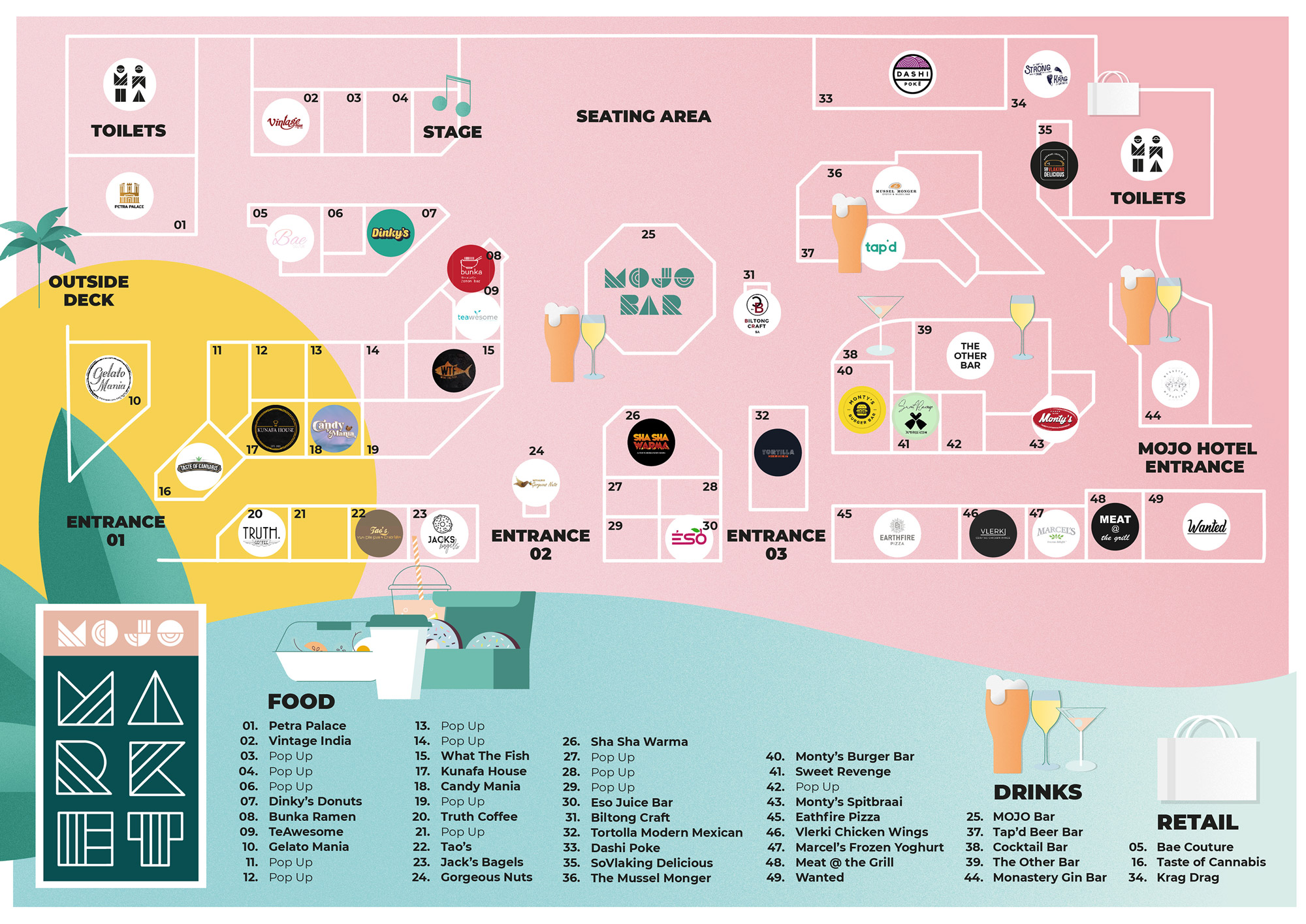 Map of the MOJO Market Sea Point