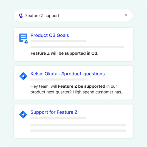 Knowledge base software solutions for Sales | Glean