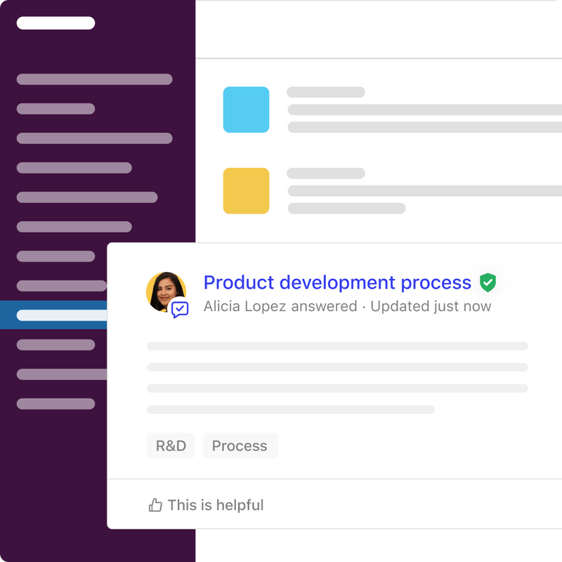 Knowledge Management Software - Features | Glean
