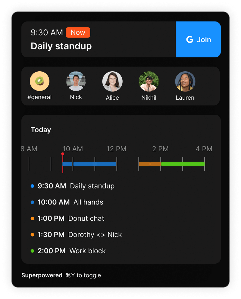 Superpowered | Keep on time.