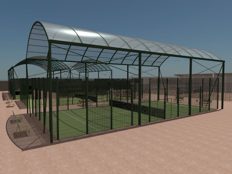 Padel court canopies | Padel Tech