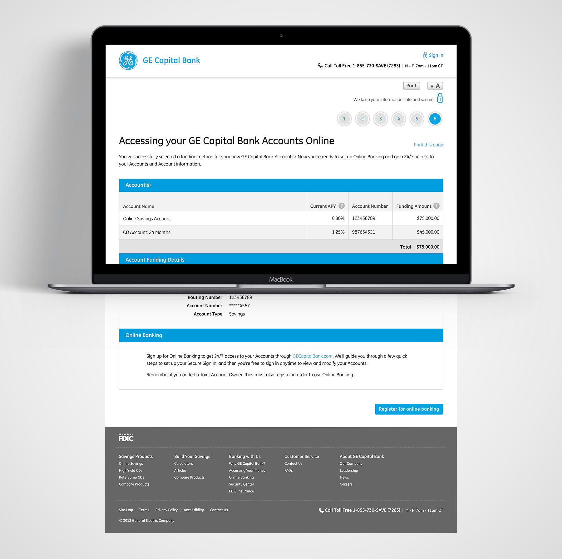 GE Capital Bank | Projects | Brandon W. Mosley | UX Lead