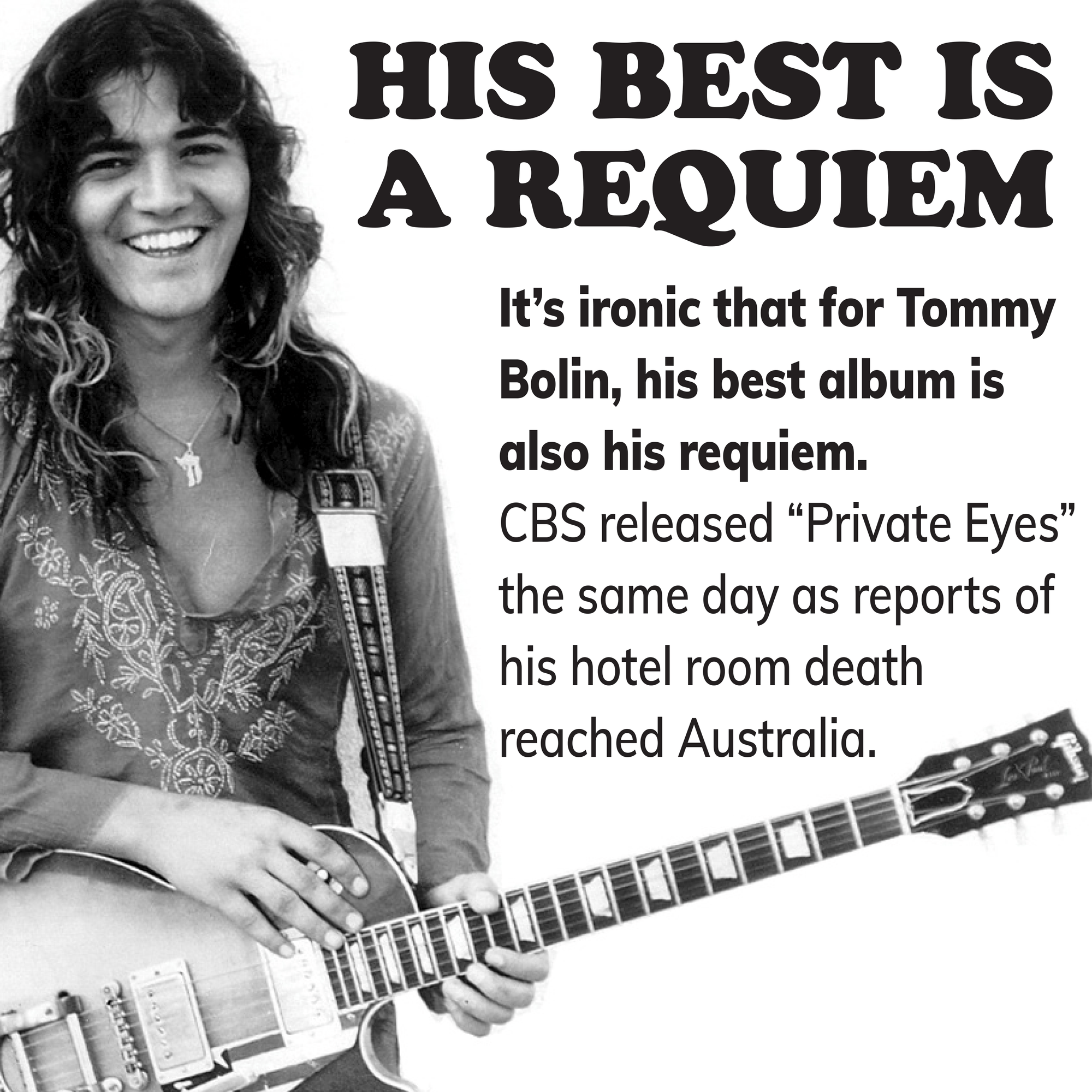 TOMMY BOLIN OFFICIAL MEMORIAL FUND