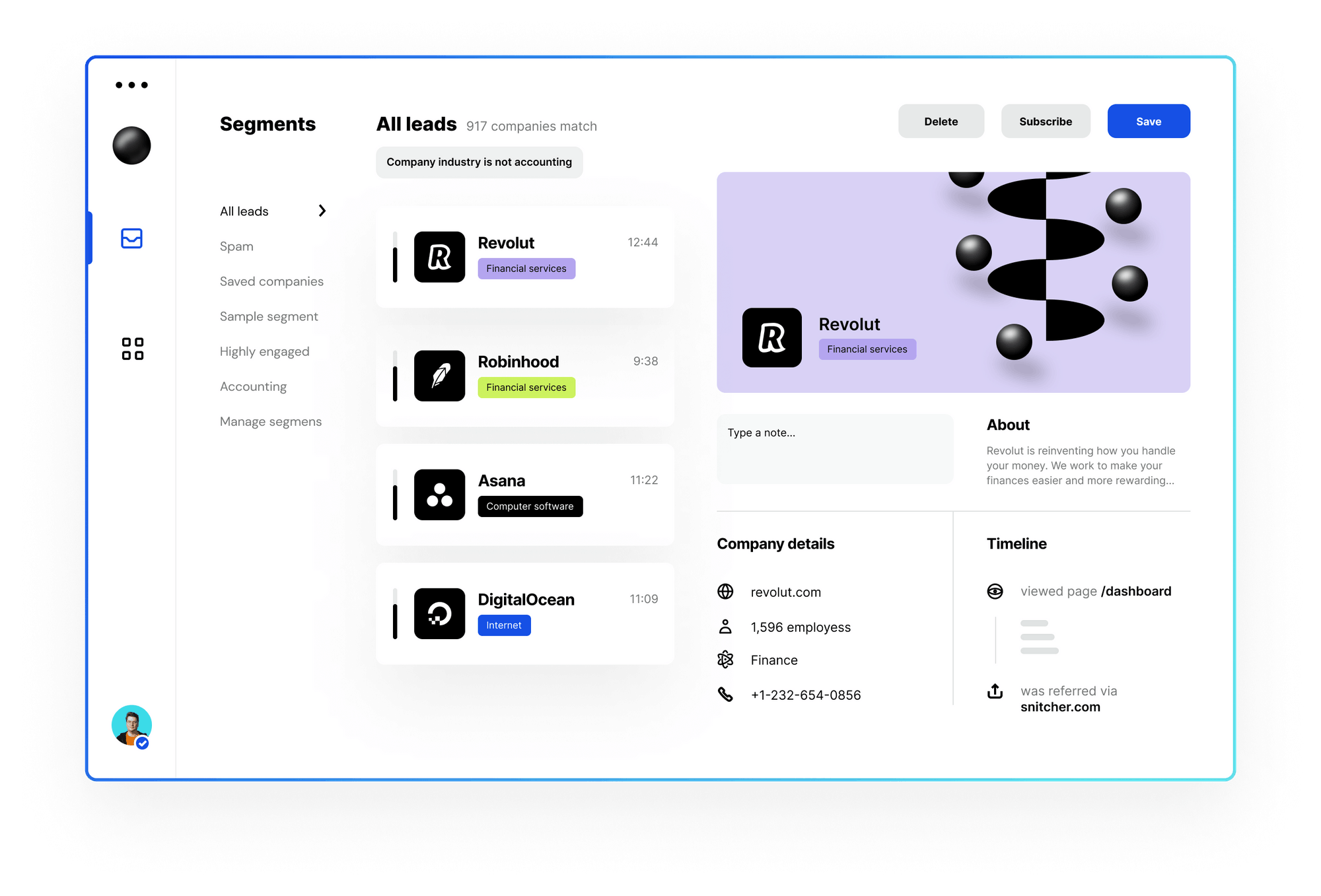 Turn IP Addresses Into Company Data | Snitcher